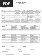 Shooting Session Plan for FAM D Course | PDF