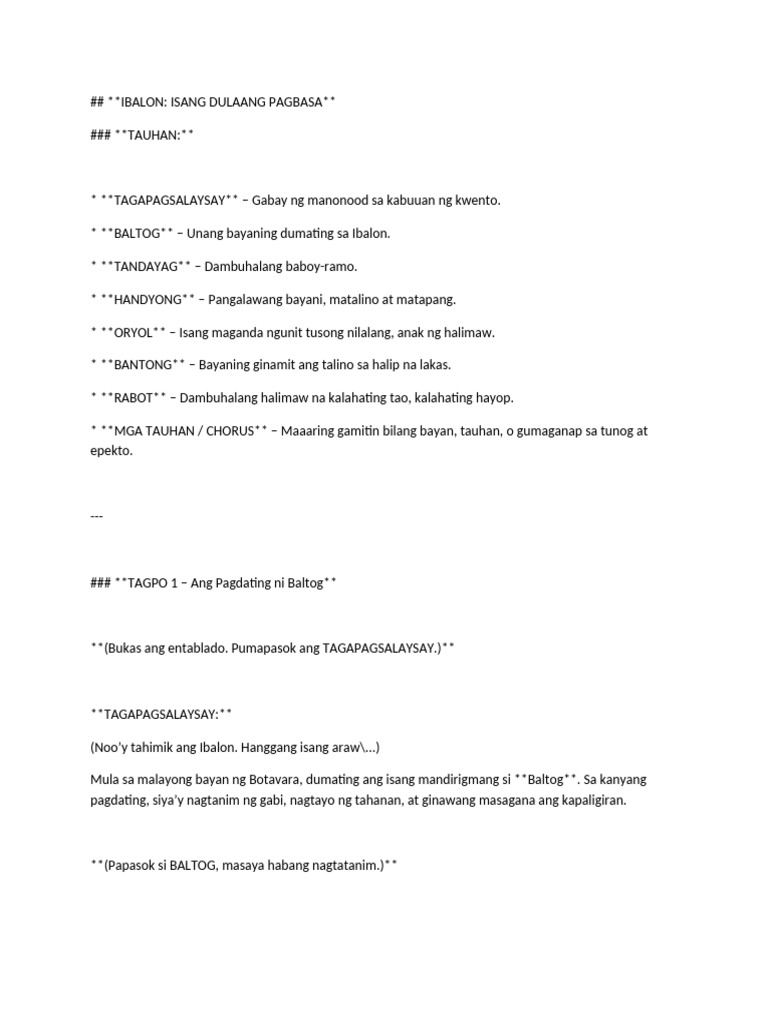 IBALON Longer Version | PDF