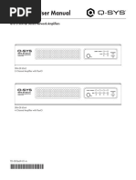 NV-21-HU User Manual for Q-SYS | PDF | Usb | Electronics