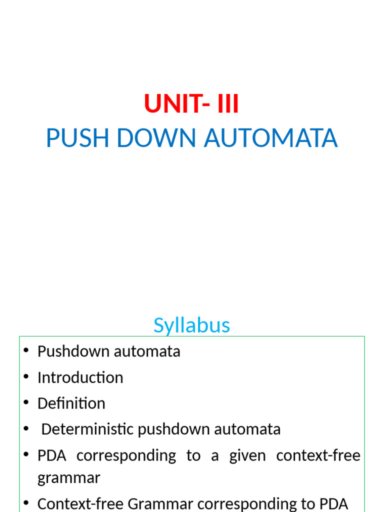 Toc Iii Pdf Parsing Syntax