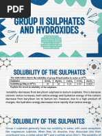 Group 2 Solubility Trends Explained | PDF | Solubility | Hydroxide