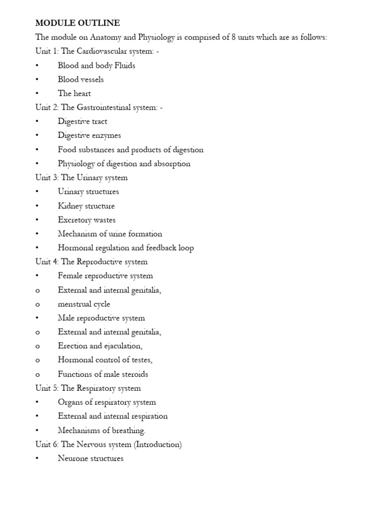 Basic Human Anatomy Overview | PDF