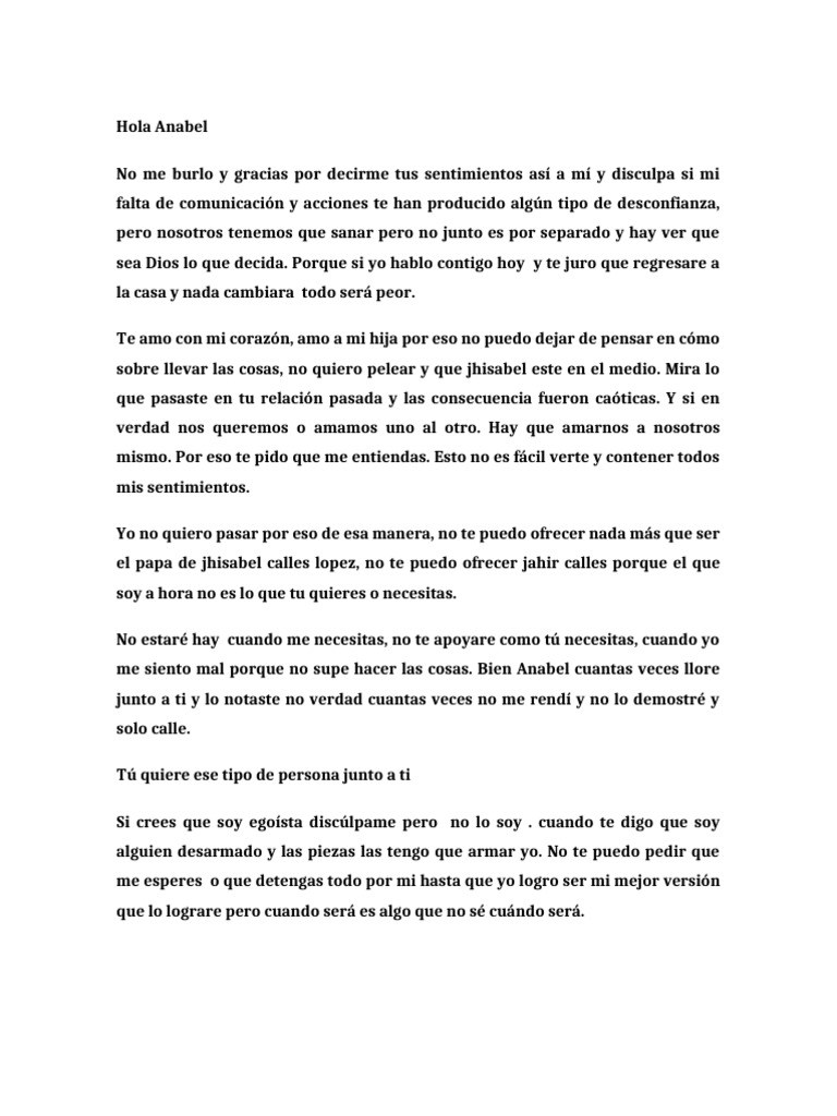 Hola Anabel | PDF