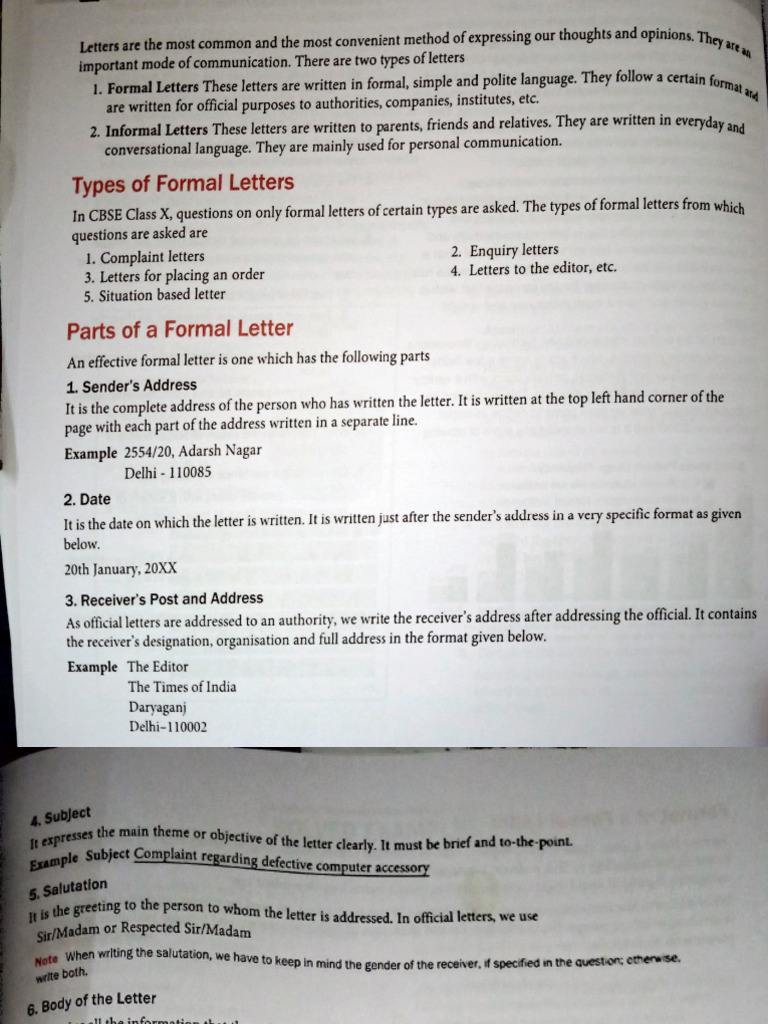Eng 10 TH Letter Writing | PDF | Linguistics | Human Communication