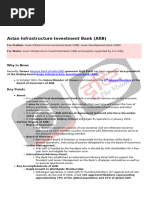 AIIB Organizational Structure | PDF | Business | Economies