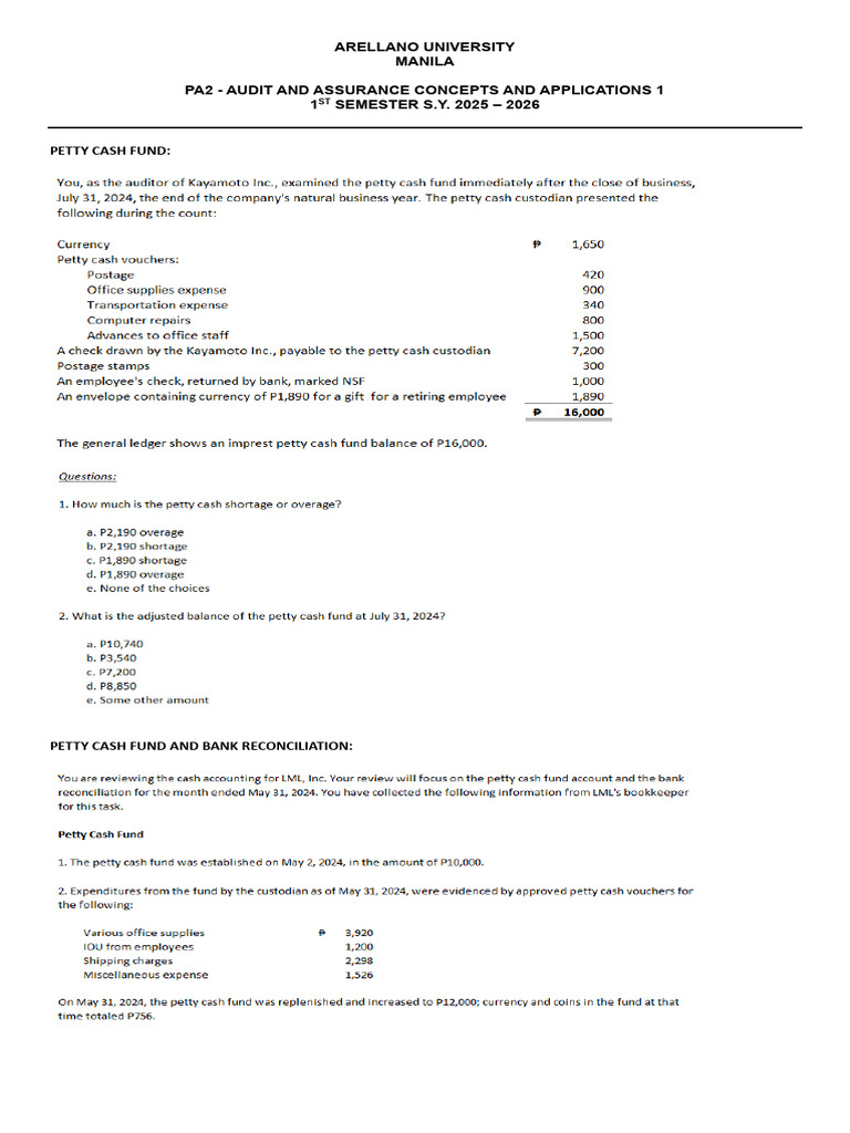 Audit of Cash Management Solutions | PDF