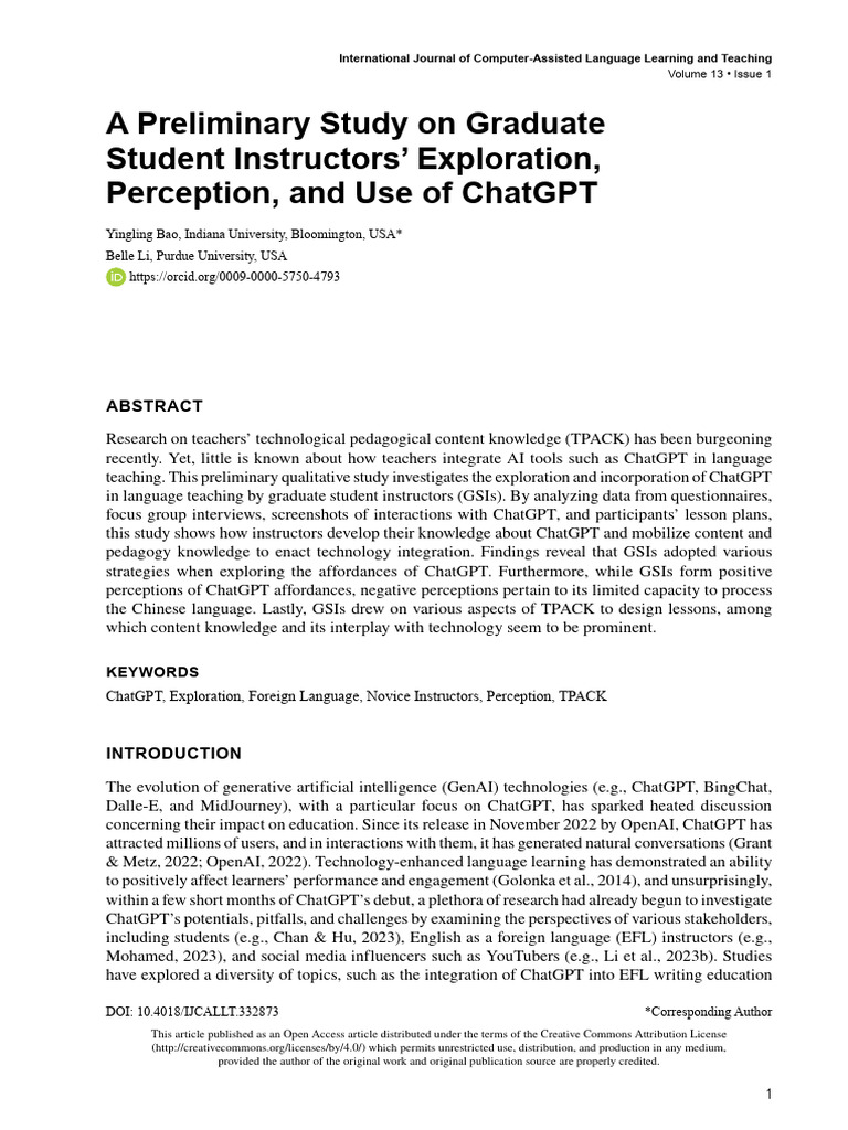 A Preliminary Study On Graduat | PDF | Artificial Intelligence | Intelligence (AI) & Semantics