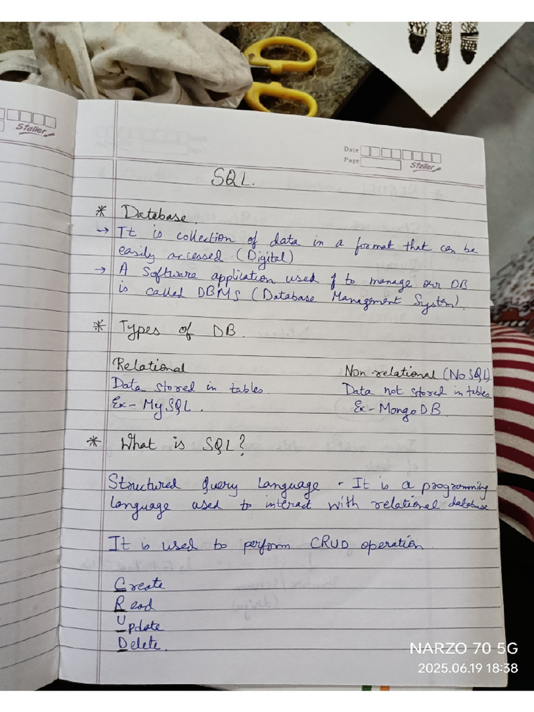SQL Notes | PDF