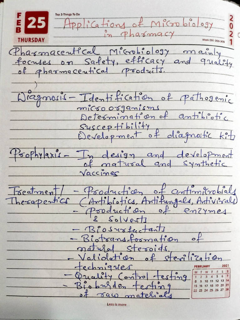 Microbiology Applications in Pharmacy | PDF