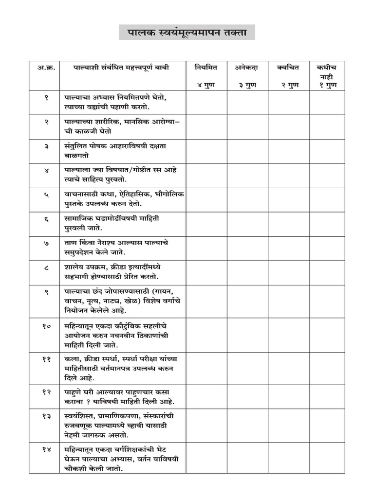 Palak Mulyamapan Takta | PDF