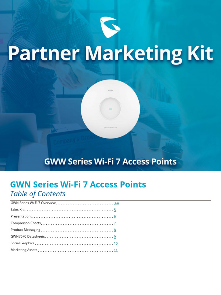 GWN Series WiFi7 Access Points PMK | PDF | Wi Fi | Ieee 802.11