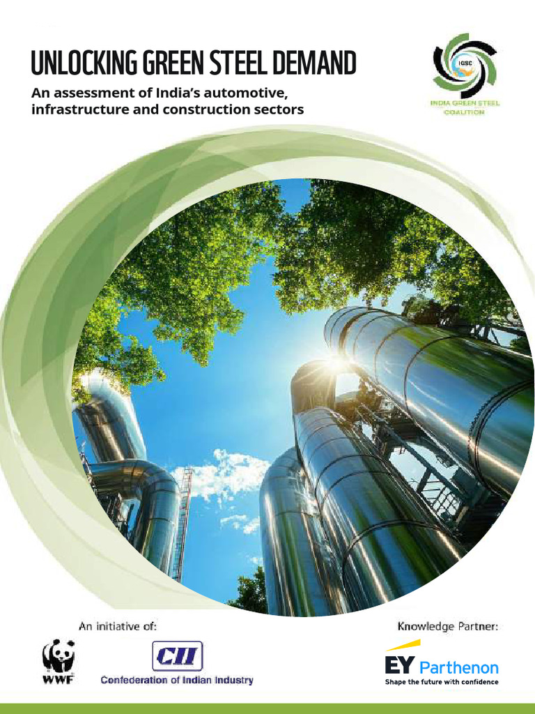 Green Steel Demand in India's Sectors | PDF | Steelmaking | Climate ...