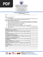 Exam Shading Answer Sheet Guidelines | PDF
