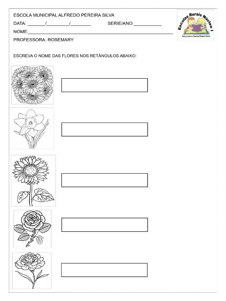 Atividade Taina - Flores | PDF