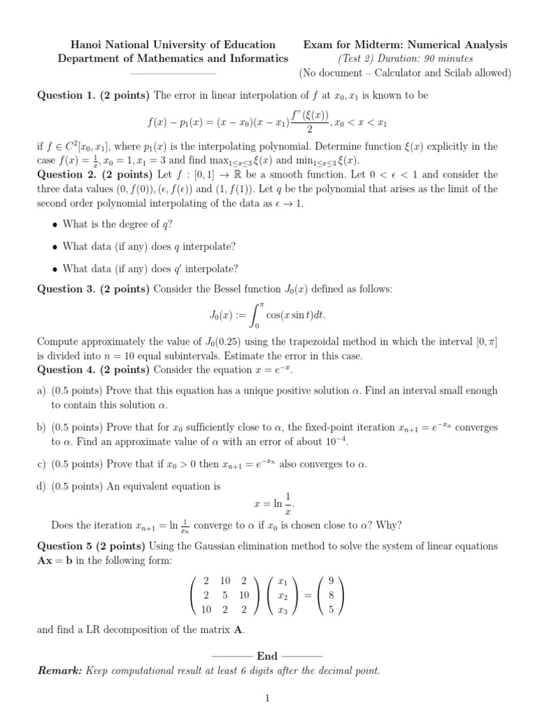 GiuaKi_De2 | PDF | Numerical Analysis | Algorithms And Data Structures