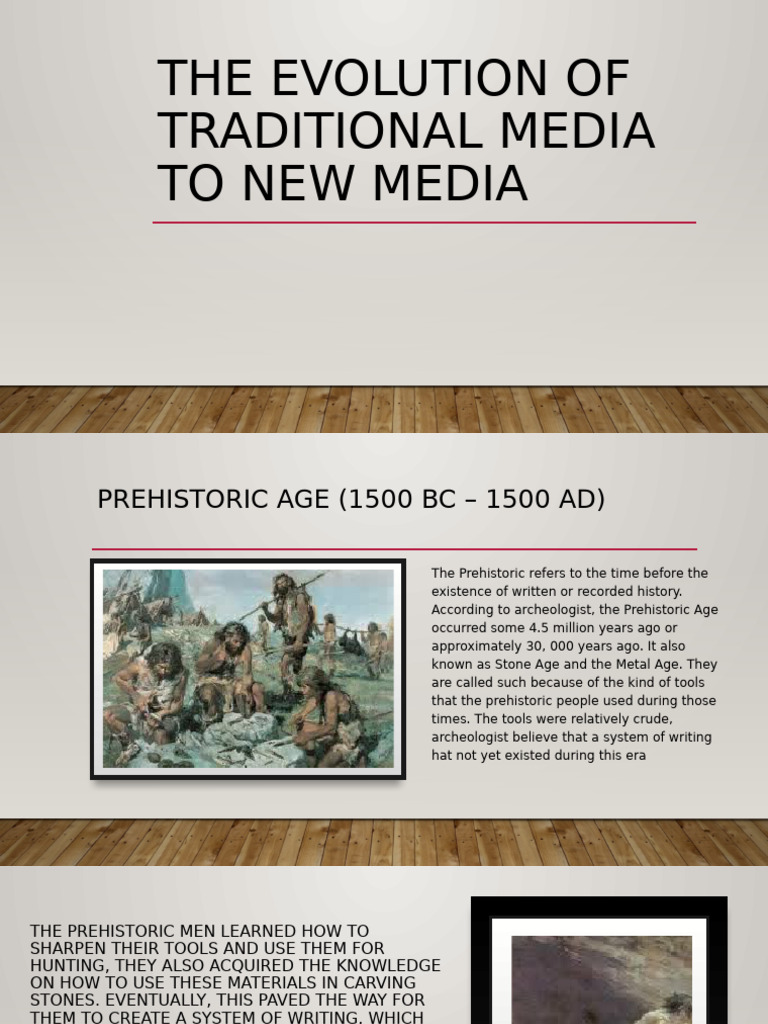Evolution of Media Through Ages | PDF | Typewriter | Rock Art