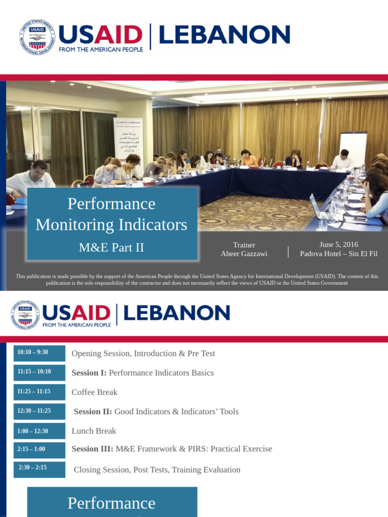 NGO Performance Monitoring Indicators - V2 - 21.6.2016-2 | PDF | Waste