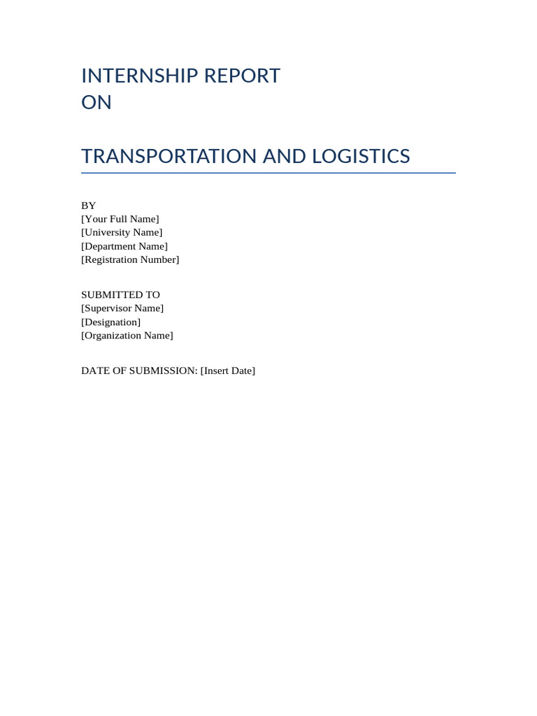 Final Internship Report With Actual Titles | PDF | Critical Thinking ...