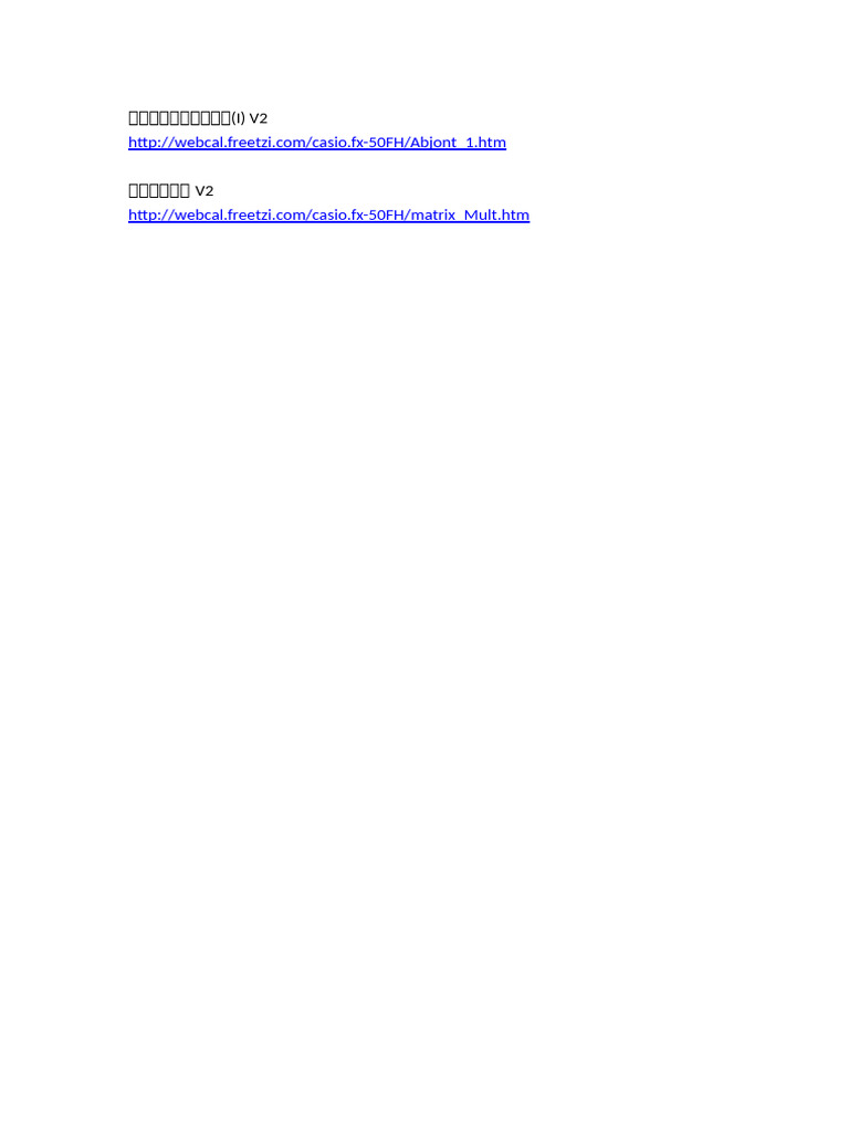 FH50 Programs | PDF