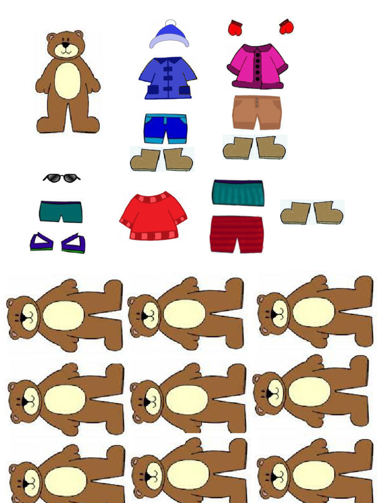 Cup Game - Bear Dresser 3rd Grade | PDF