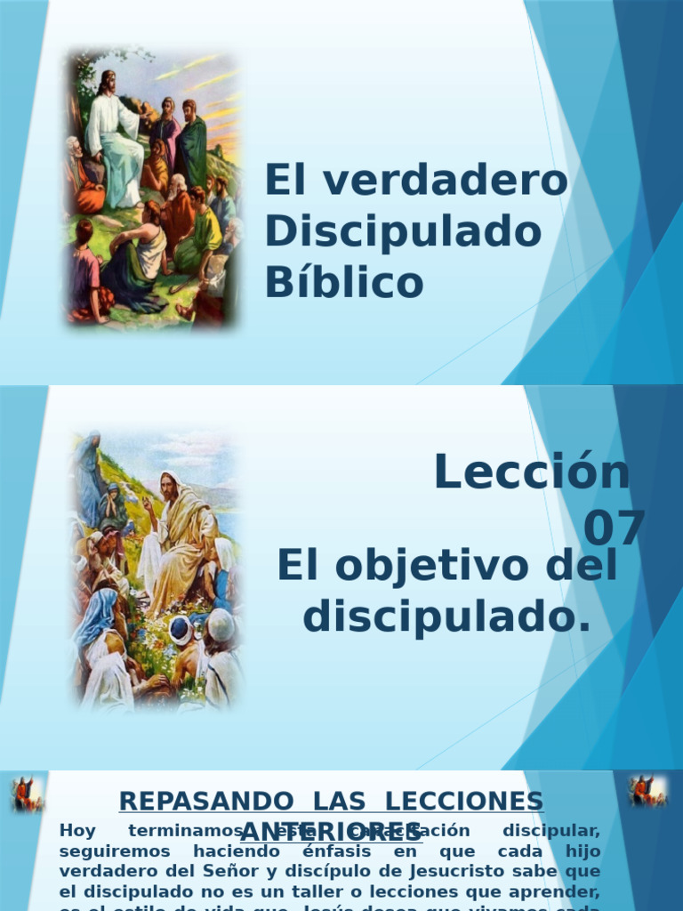 EL VERDADERO DISCIPULADO LECCION 7 | PDF | Cristo (título) | Epístola a los colosenses