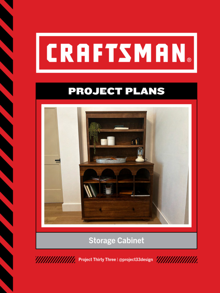 CM Club Project Plans Storage Cabinet FINAL | PDF | Cabinetry | Woodworking