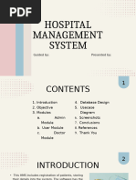 Uml Diagrams For Hospital Management - Compress | PDF | Patient | Databases