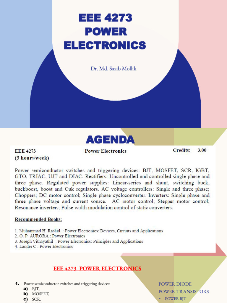 EEE 4273-After Mid | PDF | Electric Motor | Power Inverter