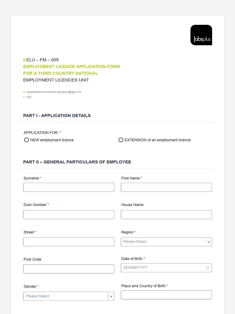 Employment Licence Application Guide | PDF | Employment
