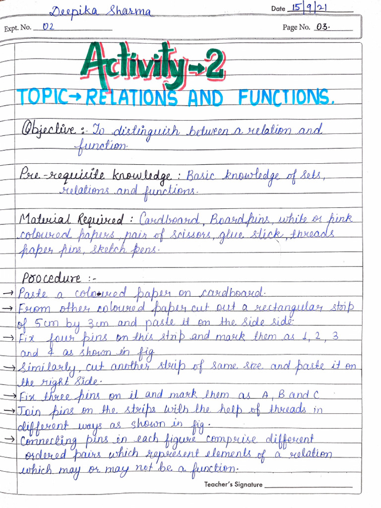 Relations and Functions Overview | PDF