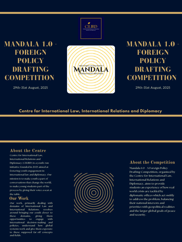 Mandala 1.0 - Foreign Policy Drafting Competition - 20250806 - 210823 ...