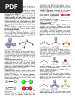 Geometria Molecular: Tipos e Exemplos | PDF | Ligação química | Moléculas