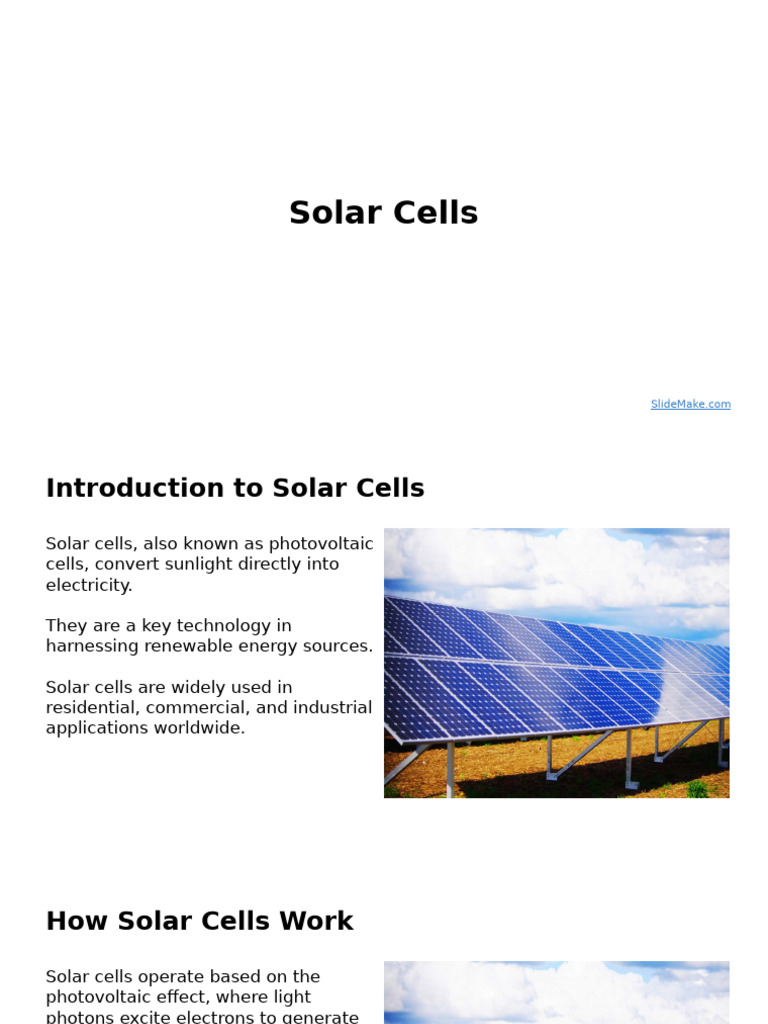 Solar Cells | PDF