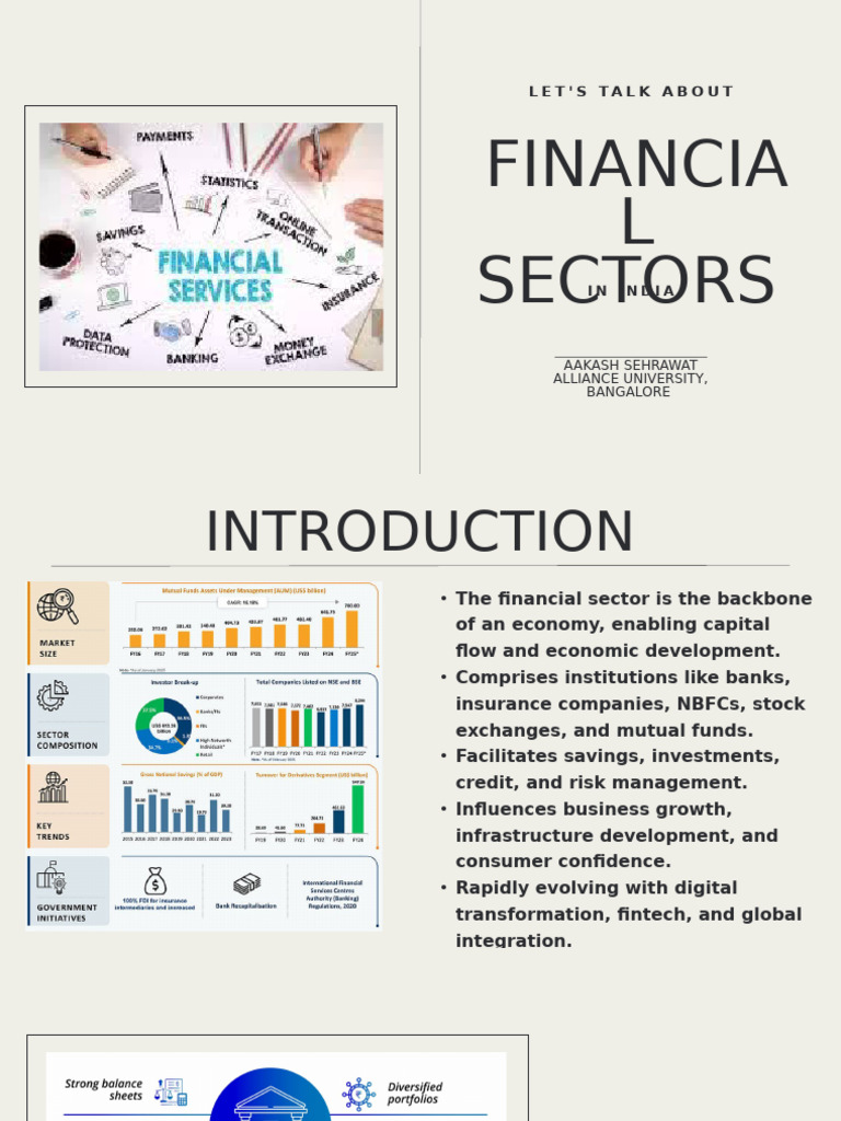 Financial Sector | PDF | Insurance | Banks