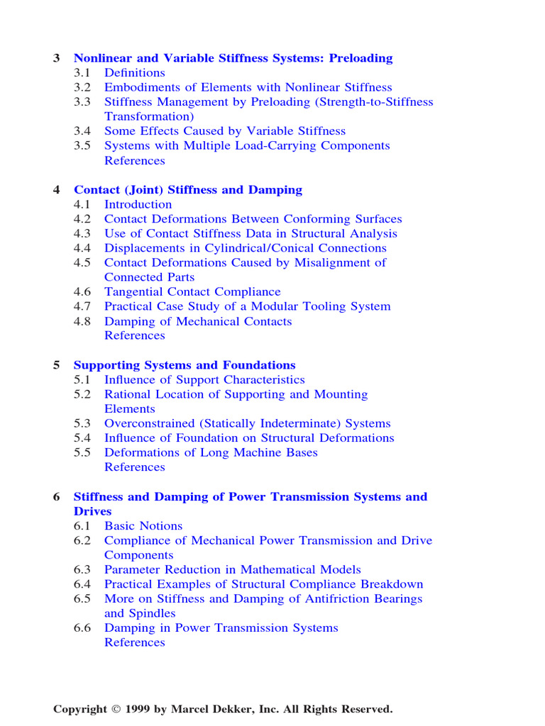 Stiffnes and Damping in Mechanical Design Part8 | PDF