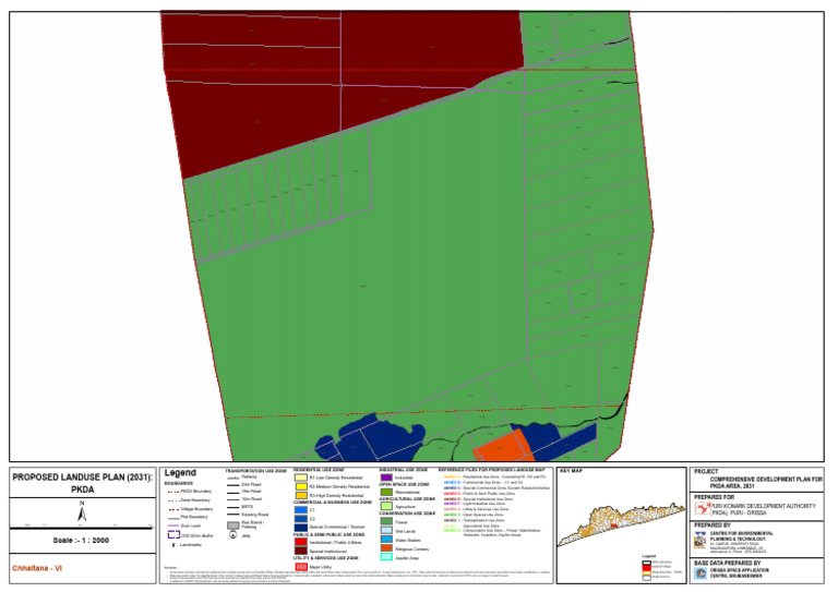 PKDA Comprehensive Development Map 2031 | PDF
