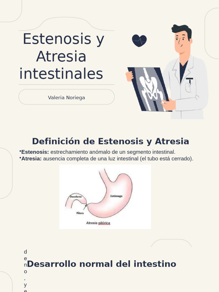 Estenosis y Atresia Intestinales | PDF