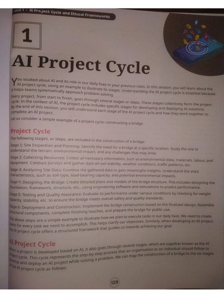 AI Project Cycle and Ethical Framework | PDF