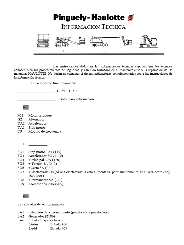 Carta Logica H12-15-18SX | PDF