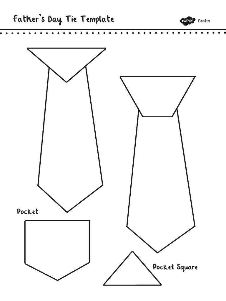 Father - S Day Tie Templates | PDF