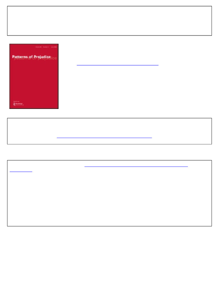 Belonging | PDF | Intersectionality | Gender