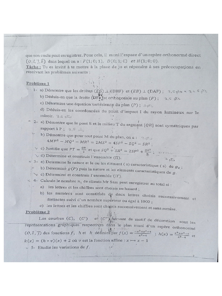 Maths 1 | PDF