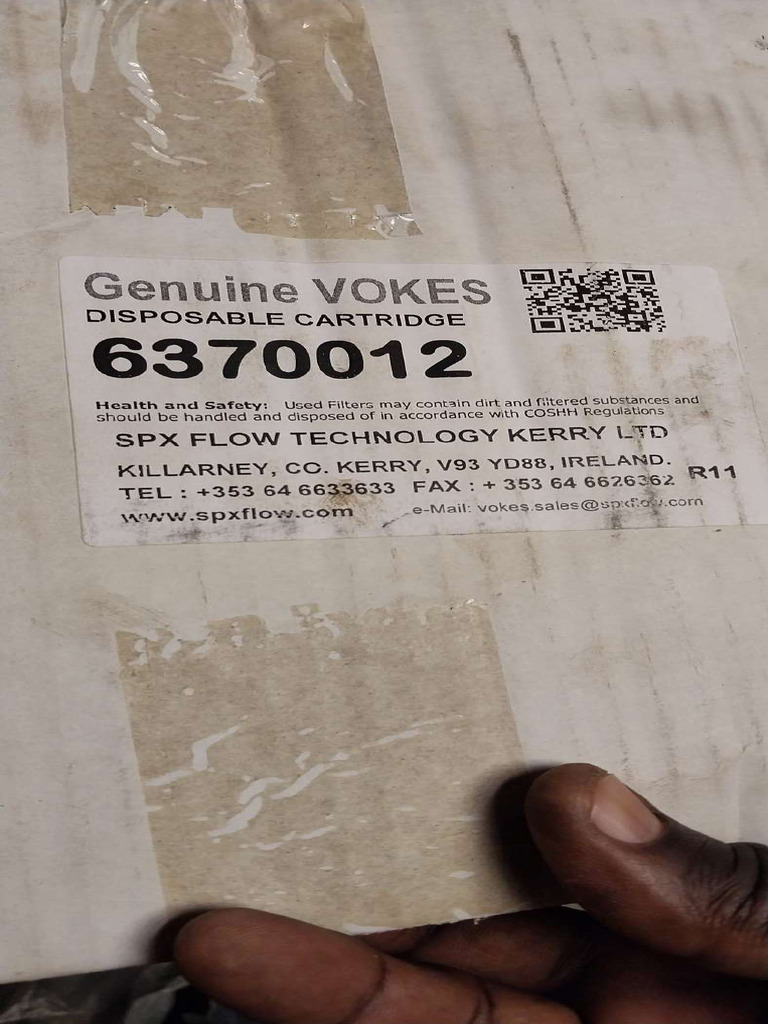 VOKES Filter 637012 | PDF