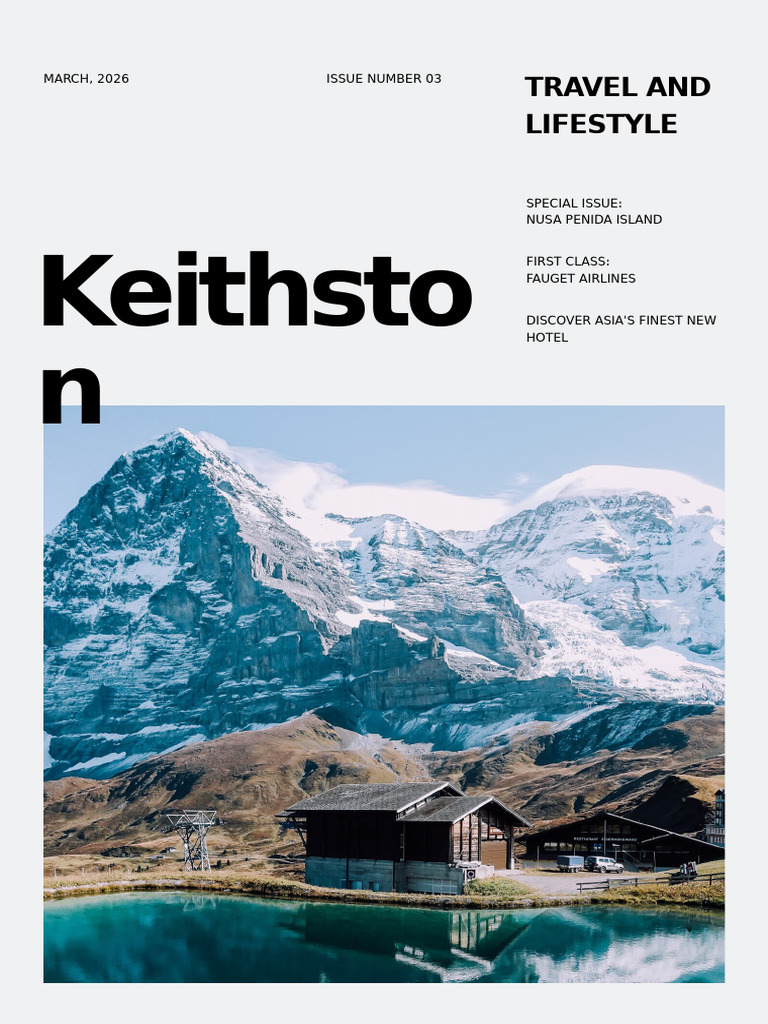 Ivory and Black Minimalist Magazine | PDF | Page Layout | Graphics