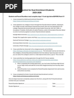 Dual Enrollment Guide for Students | PDF | Sat