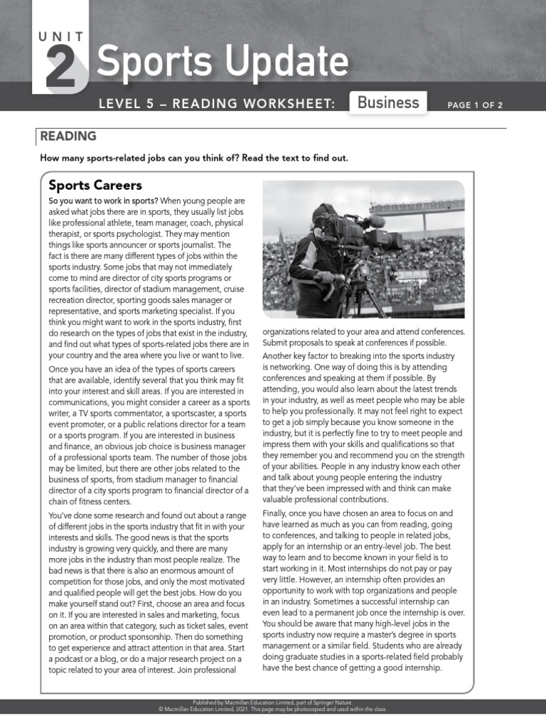 SYM 5 U02 ReadingWorksheet | PDF | Unmanned Aerial Vehicle | Sports