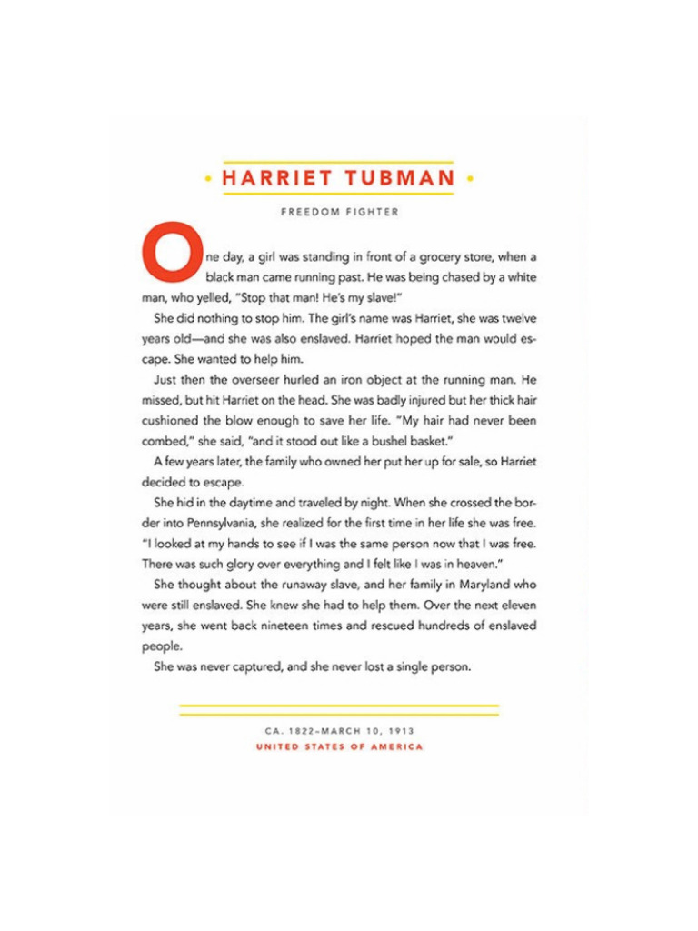 Harriet Tubman | PDF
