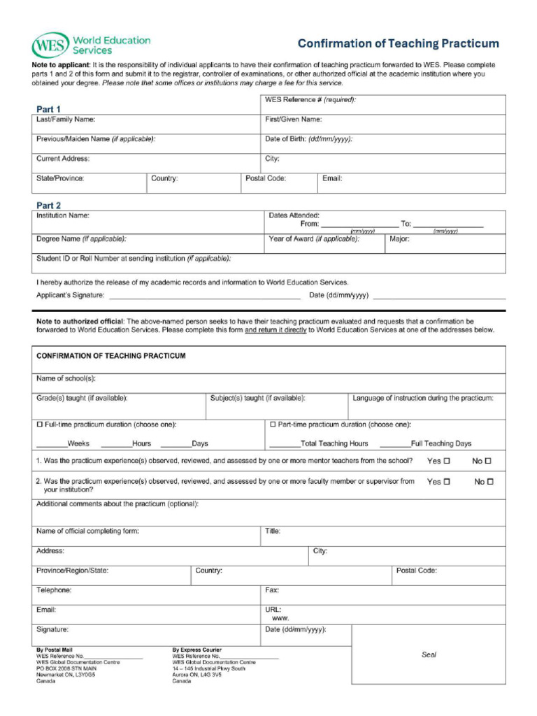 PTTC Confirmation of Teaching Practicum en | PDF