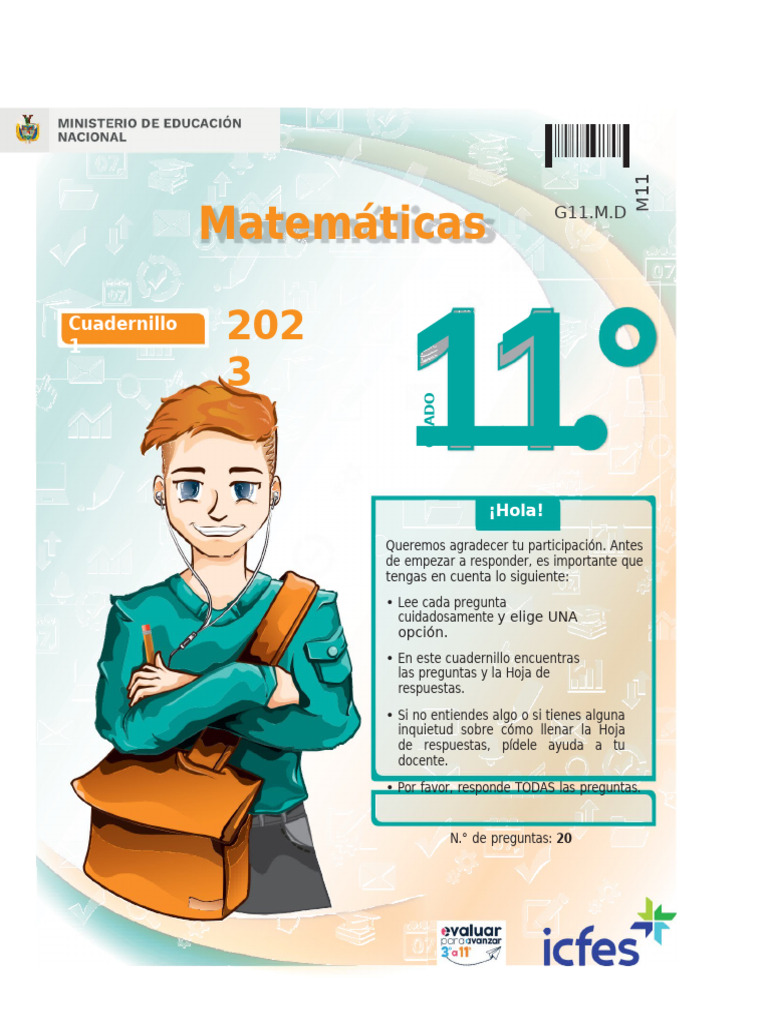 Cuadernillo de Matemáticas Saber 11 | PDF