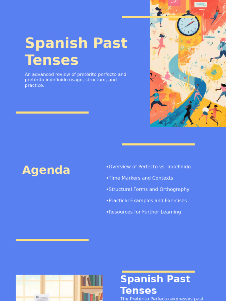 Spanish Past Tenses | PDF | Lingüística | Gramática